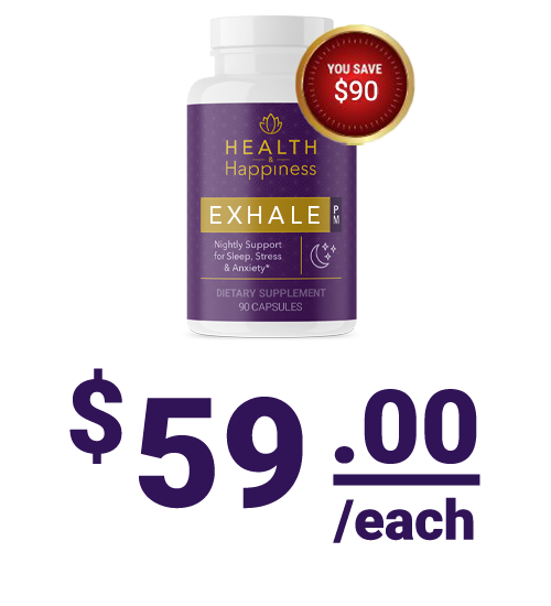 Exhale PM Helps Fall Asleep & Stay Asleep All Night - BEST HEALTHY ...